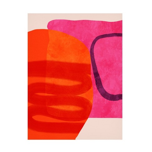 Trademark Fine Art - Ana Rut Bre Painted Lines 4 Kopie Canvas Art - 35 ...