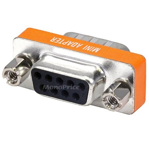 Monoprice Db9, M/f, Null Modem Mini Type, Used To Connect 2 Computers Or Other Devices For File ...