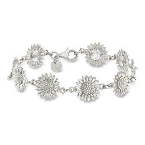 Ross-Simons Italian Sterling Silver Sunflower Bracelet : Target