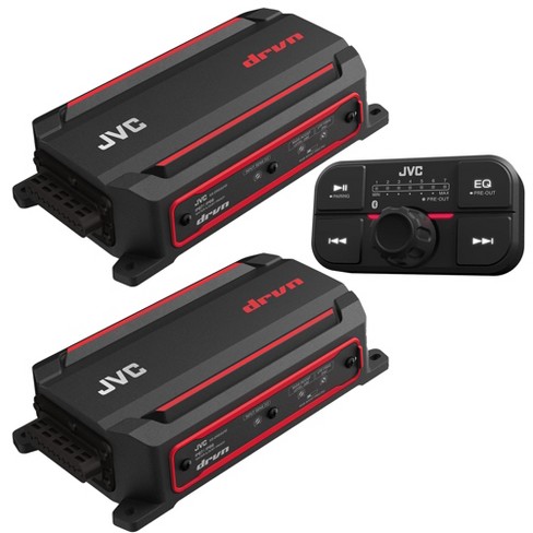 Jvc Ks-dr2104dbt Bluetooth 4-channel Amp + 2 Pairs Cs-ms620 6.5" Marine ...