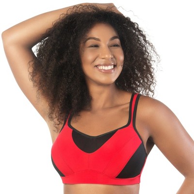 Parfait Women's Dynamic Mid-high Impact Sports Bra - Racing Red - 40d ...