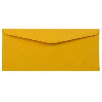 Jam Paper #9 Business Colored Envelopes - 3 7/8 X 8 7/8 - Gold Yellow ...