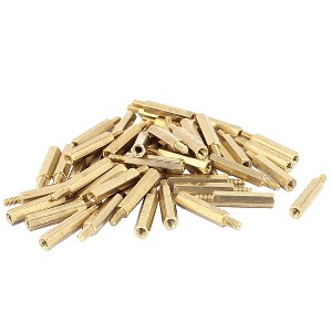 Unique Bargains 50 Pcs Computer Motherboard M3 20mm+6mm Female to Male ...