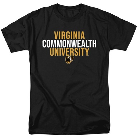 Virginia Commonwealth University Official Stacked Unisex Adult T-shirt ...