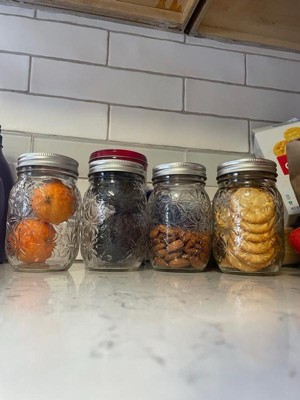 Ball 4pk 16oz Pint 140th Anniversary Regular Mouth Mason Jar : Target