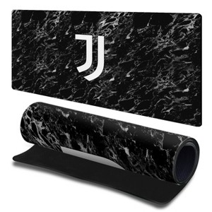 Juventus Football Club Crest Logo Black Marble Gaming Office Desk PC ...