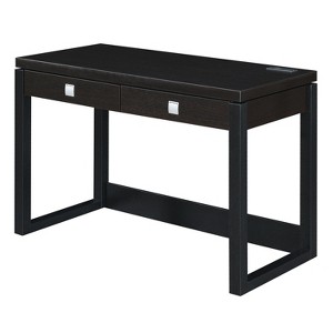 HomeStock 30 in.H Brown Color MDF (Medium-Density Fiberboard) Computer ...