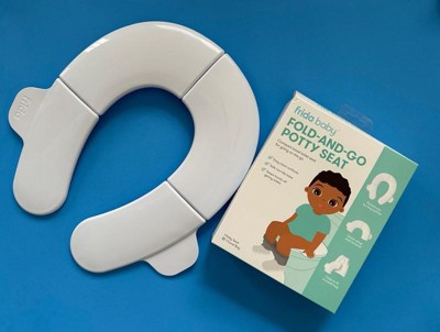 Frida Baby Fold N Go Potty Toilet Training Seat - White : Target