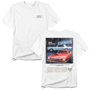 Men's Ford Mustang 66 Advert Front Back T-Shirt : Target