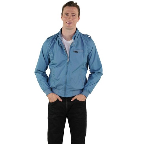 Members Only Men's Original Iconic Racer Jacket - Small, Slate : Target