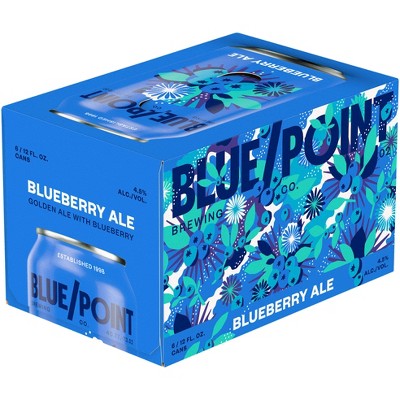 Blue Point Blueberry Ale Beer - 6pk/12 Fl Oz Cans : Target
