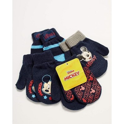 Sesame Street Elmo 4 Pair Winter Mittens Set, Toddlers Boys Ages 2-4 ...