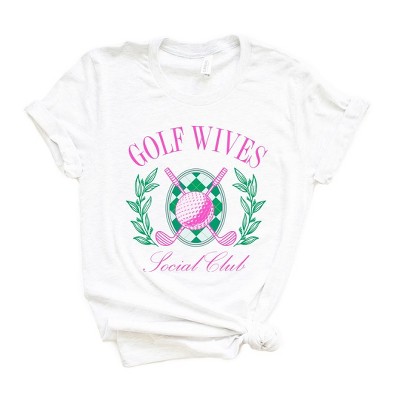 Simply Sage Market Women's Golf Wives Social Club Short Sleeve Graphic ...