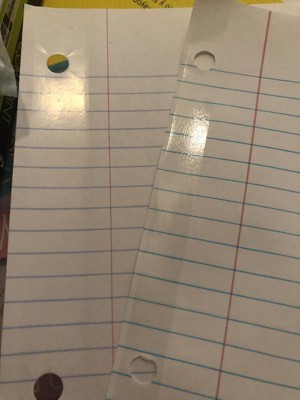 100ct College Ruled Reinforced Filler Paper - Up & Up™ : Target