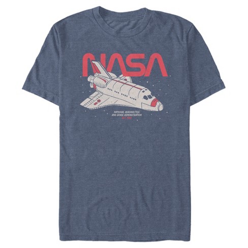 Men's Nasa Journey Through Stars T-shirt - Navy Blue Heather - Medium ...