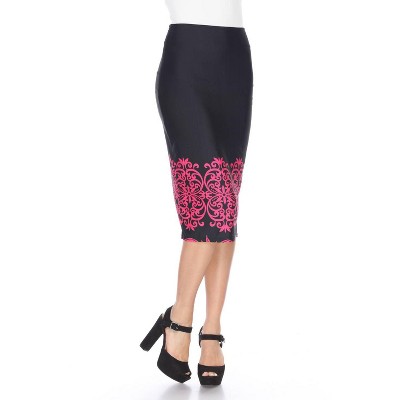 Women's Cynthia Midi Pencil Skirt - White Mark L : Target
