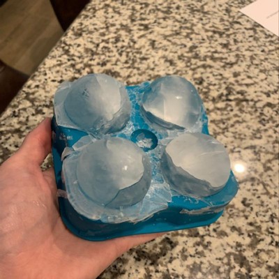 Houdini Ice Sphere Tray: Silicone Whiskey Ice Mold, Reusable Bpa-free ...