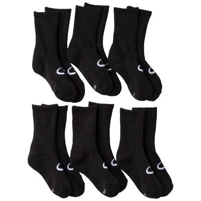 Boys 6pk Crew Socks – C9 Champion Black L – Target Inventory Checker ...