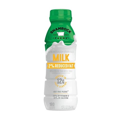 Shamrock Farms 2% Milk - 12 Fl Oz : Target