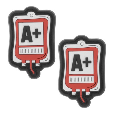 Unique Bargains Bloods Type A P00390-1 Embroidered Badge Red White 2 ...