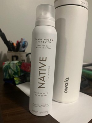 Native Deodorant & Body Spray - Sandalwood & Shea Butter - Aluminum ...