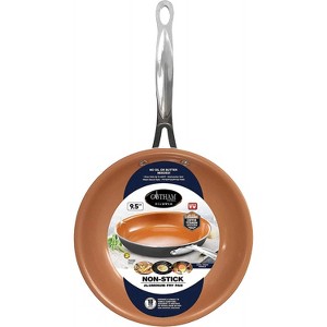 Gotham Steel Copper Ceramic Nonstick 9.5 Inch Fry Pan Skillet ...