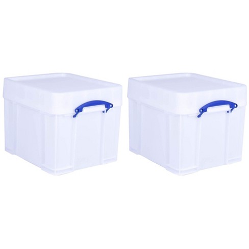 Really Useful Box 35 Liter Extra Strong Plastic Storage Box With Xl ...