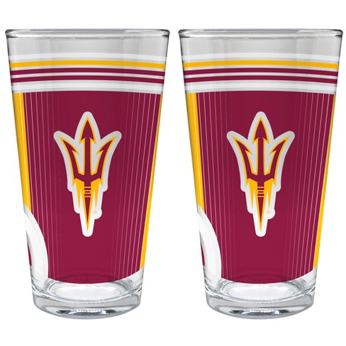 Ncaa Arizona State Sun Devils 2pc Pint Glass Set : Target