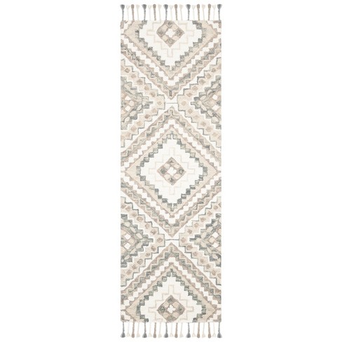 Aspen Apn250 Hand Tufted Runner Rug - Taupe/ivory - 2'3" X 9 ...