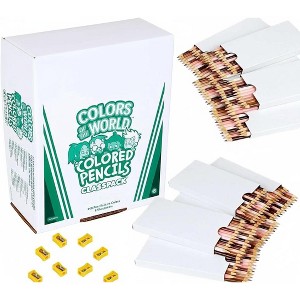 Colors of the World, Bulk Skin Tone Colored Pencils, 240 Colored ...