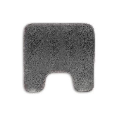 Set Of 4 Bell Flower Collection Red Cotton Floral Pattern Tufted Bath ...