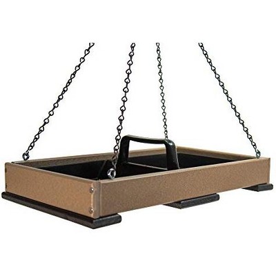 Jcs Wildlife Poly Lumber Hanging Tray Platform Bird Feeder With ...