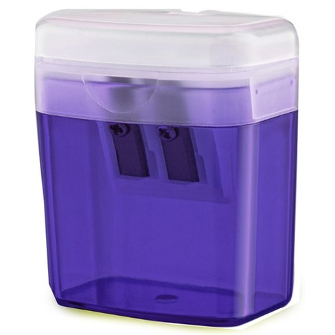 Enday 2-hole Sharpener W/recycle Bin, Dark Purple : Target