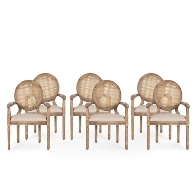 Ingleside Open Back Upholstered Wood Frame Dining Chair - Threshold ...