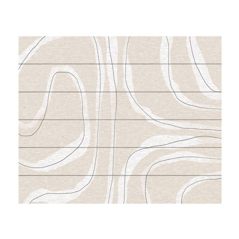 Trademark Fine Art 18"x22" Uplusmestudio Soft Feeling Wood Slat Art : Target