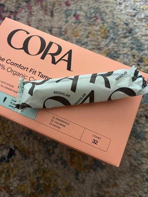 Cora Organic Cotton Tampons Mix Pack - Light/regular/super Absorbency ...