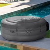 Intex Simple Spa 4 Person Outdoor Portable Inflatable Round Heated Hot ...