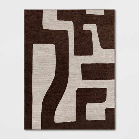 Modern Geo Rectangular Woven Indoor Outdoor Area Rug - Threshold™ : Target