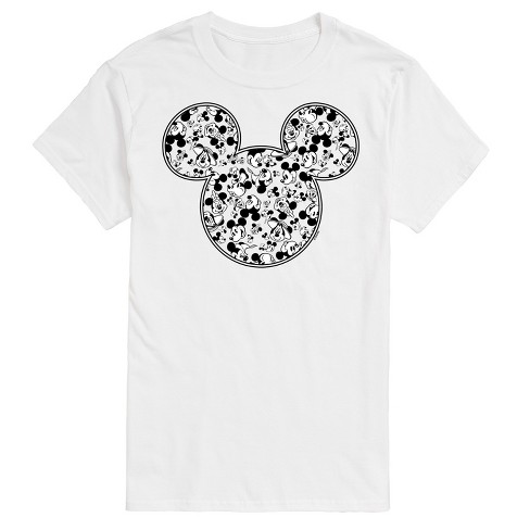 Men's Disney Mickey Mouse Meta Ears Outline Short Sleeve Graphic T ...