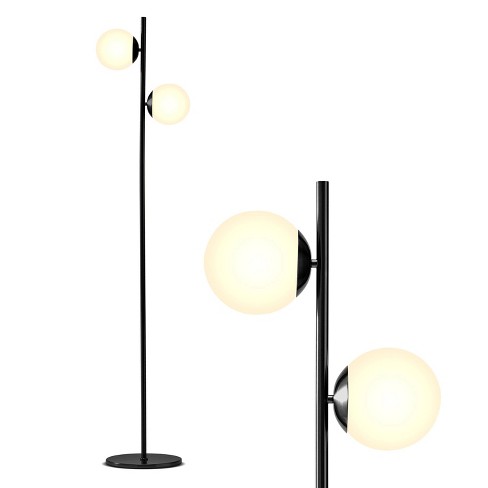Brightech Sphere Modern (includes Led Light Bulb) Floor Lamp Classic ...
