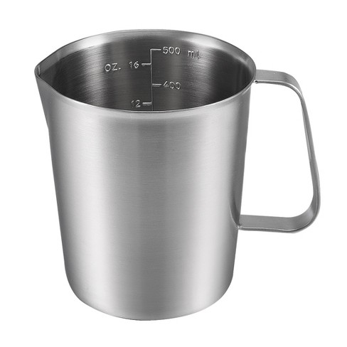 Unique Bargains Measuring Cup Including Ml Scale Ounce Scale Stainless ...