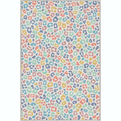 Well Woven Apollo Flatwoven Leopard Animal Print Multi 3'3" X 5' Area ...