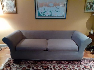 3pc Stretch Pique Sofa Slipcovers Taupe - Sure Fit : Target