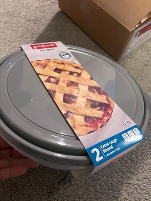 Goodcook Everyware Round Storage Containers 12" - 2pk : Target