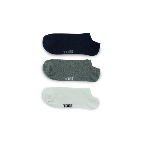 Tore Totally Recycled Men's Low Cut Casual Socks 3pk - Blue/gray/white ...