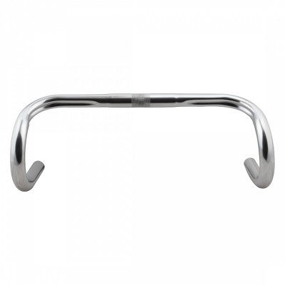 Pure Cycles Pure Fix Drop Bars Silver 25.4mm Clamp 400mm 138mm Silver ...
