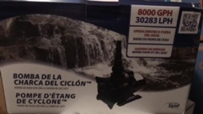 8000gph Cyclone Pump With 33' Cord Black - Alpine Corporation : Target