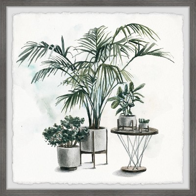 HomeStock 24 in. L x 24 in.W Framed Portrait Digital Art For Wall Art ...