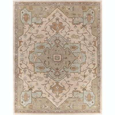 Mark & Day Roblin 7'6"x9'6" Rectangle Tufted Indoor Area Rugs Khaki ...
