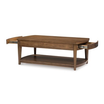 Spire Coffee Table - Honey Brown - Signature Design by Ashley : Target